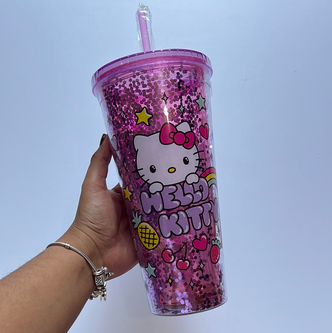 Tumbler Hello Kitty Brillos Morado – Candayelstore